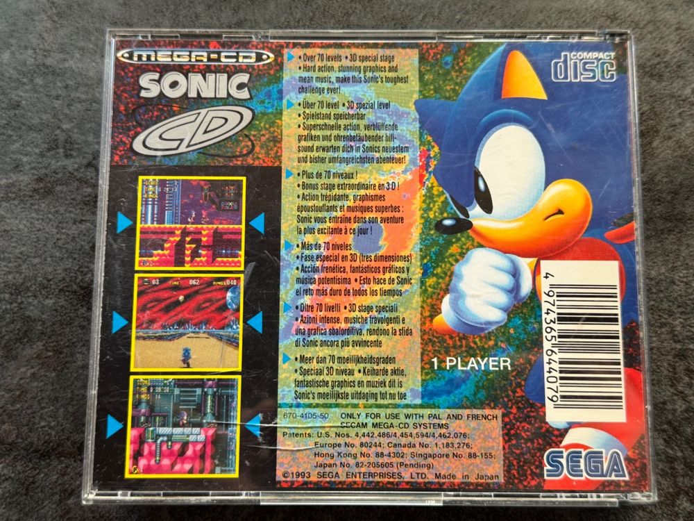 Sonic CD - Sega Mega CD | Kaufen auf Ricardo