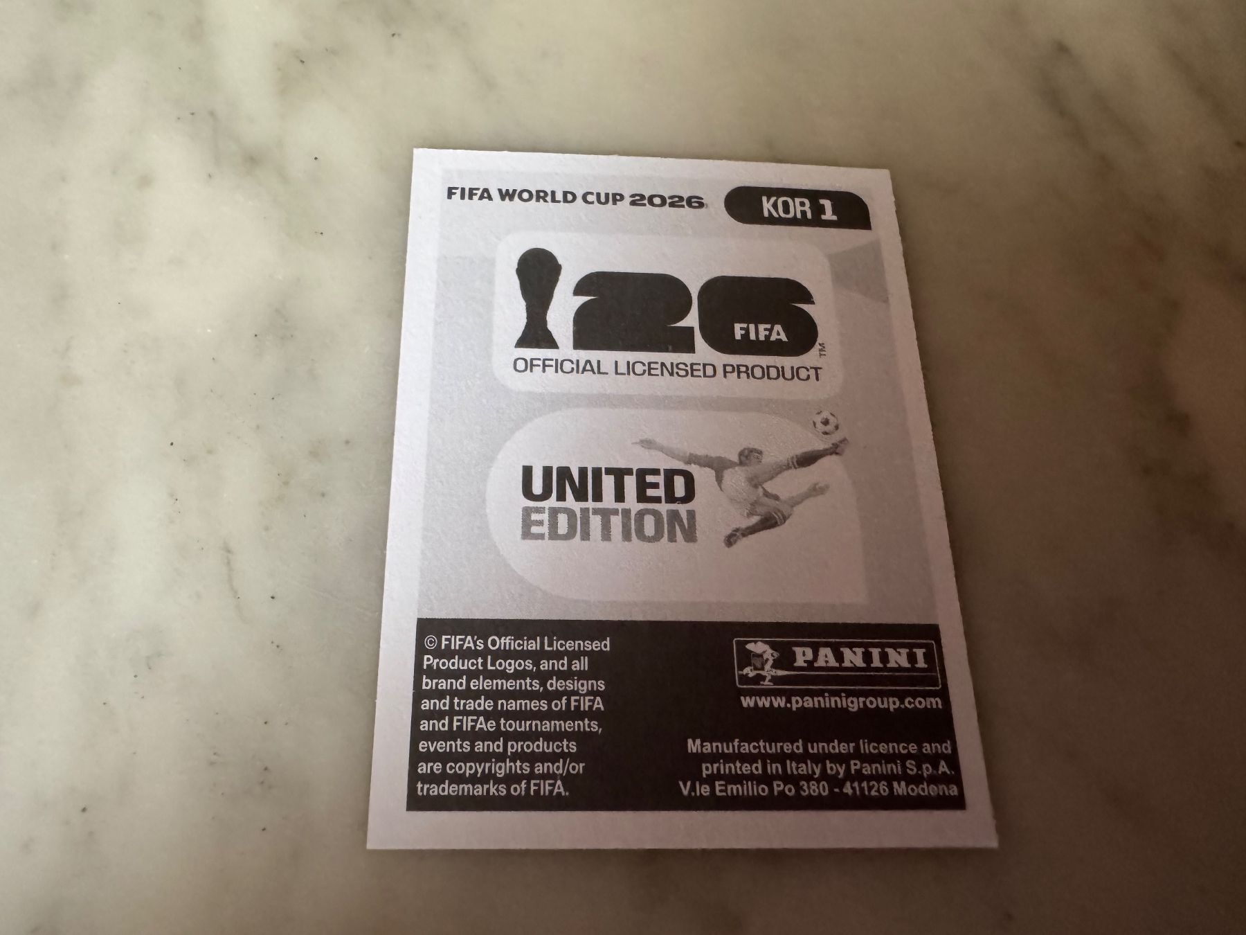 Panini FIFA World Cup 2026 Sticker KFA Korea Wappen KOR 1 (Neuf (Voir ...