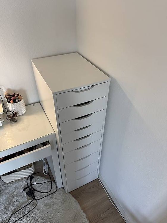 IKEA ALEX Schubladenschrank / Kommode weiss 9 Schubladen (Gebraucht) in ...