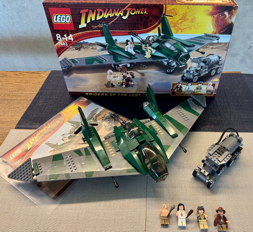 Lego Indiana Jones 7683 Fight on the Flying Wing mit OVP | Kaufen auf ...