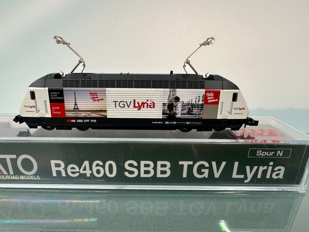 Kato N SBB Re460 Werbelok TGV Lyria - analog | Kaufen auf Ricardo