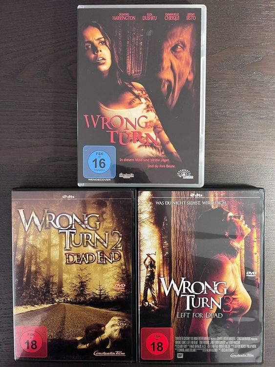 Wrong Turn - Teil 1 bis 3 (Gebraucht) in Zürich für CHF 7.9 – mit ...