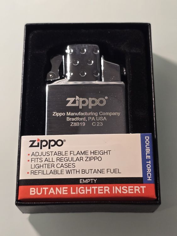Zippo Butan Feuerzeug Einsatz Jet Doppelbrenner (Neu und ...