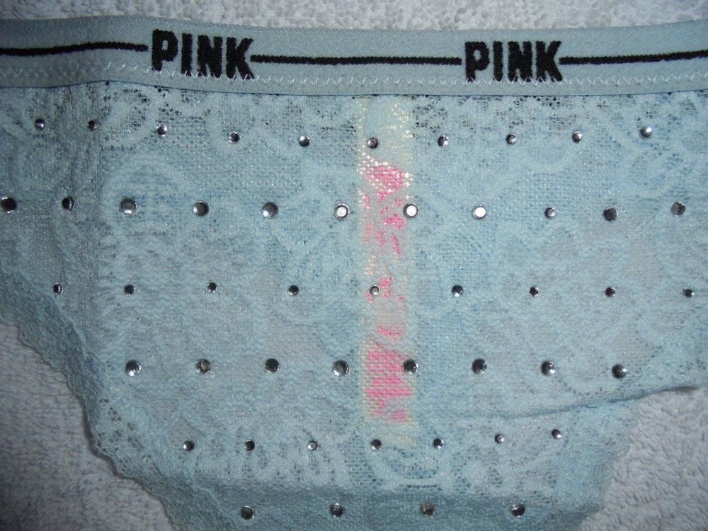 VICTORIA'S SECRET SPITZENTANGA MIT GLITZERSTEINCHEN, M, NEU (Neu und ...