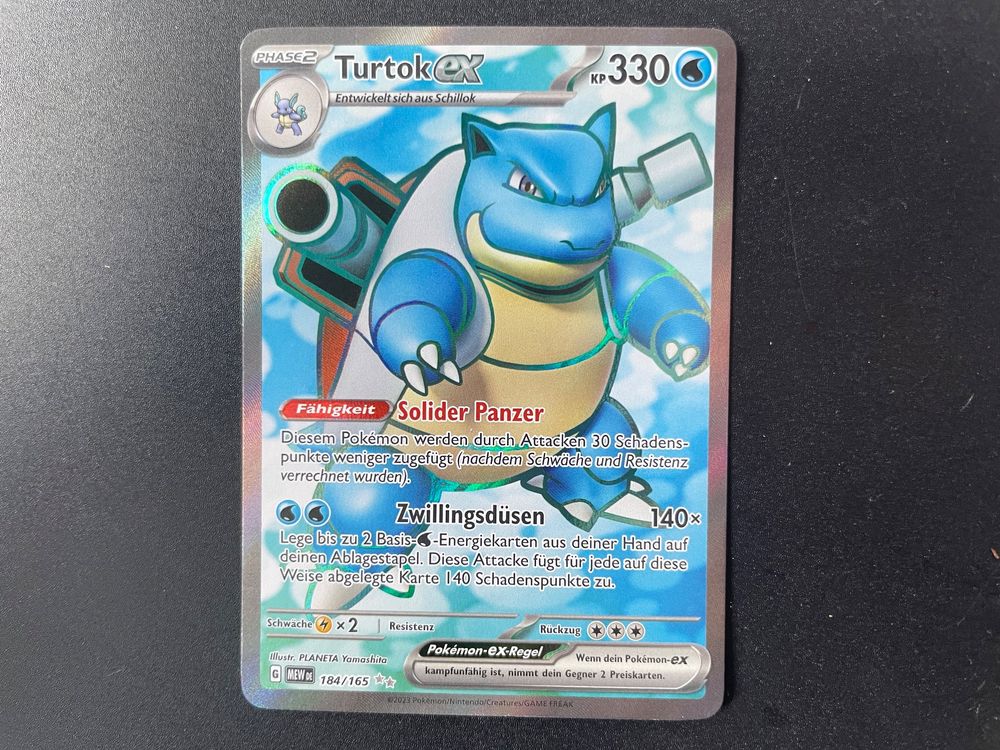Turtok ex- Pokemon 151 - 184/165 - de (Neu (gemäss Beschreibung)) in ...