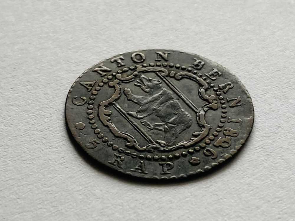 1826 BERN Halbbatzen Kantonalmünze Kantonal Münze mit ABART (Gebraucht ...