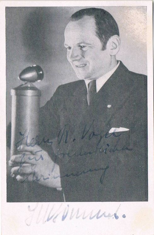 Ludwig Manfred Lommel 1891-1962 Autogramm Vintage Foto 9x14c (Gebraucht) in Bischofszell für CHF ...