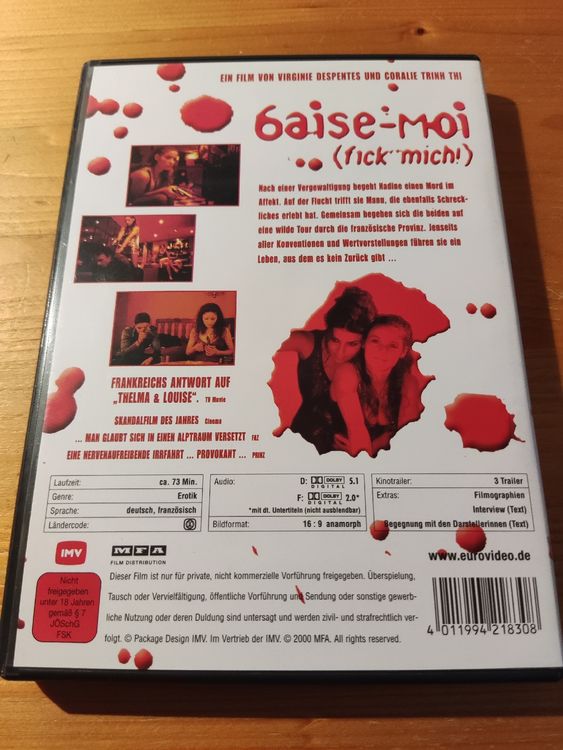 baise-moi - fick mich (DVD) Ab 18 Jahren | Kaufen auf Ricardo