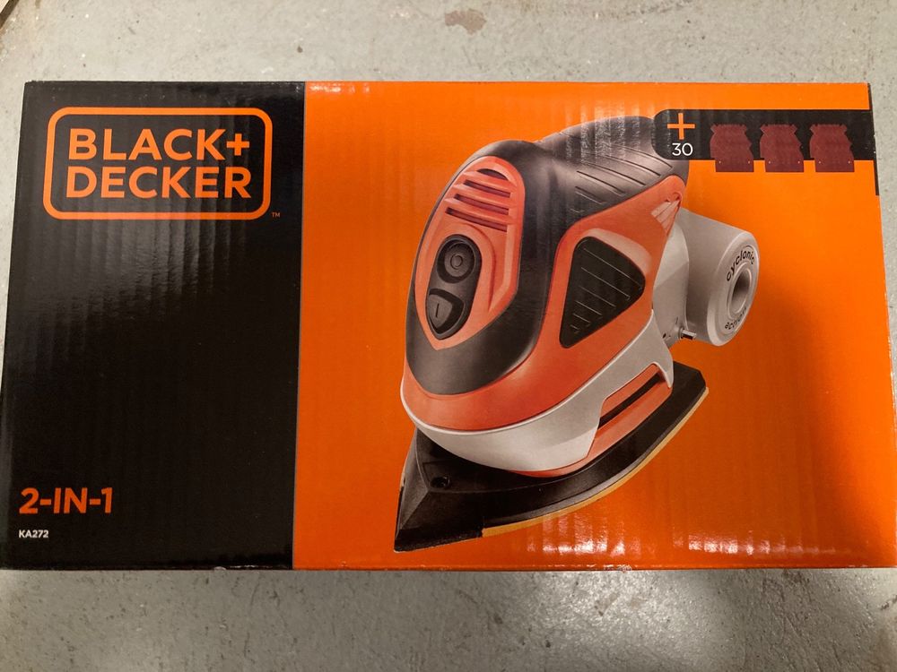 Black + Decker Multi-Schleifer mit Zubehör (Neu und originalverpackt ...