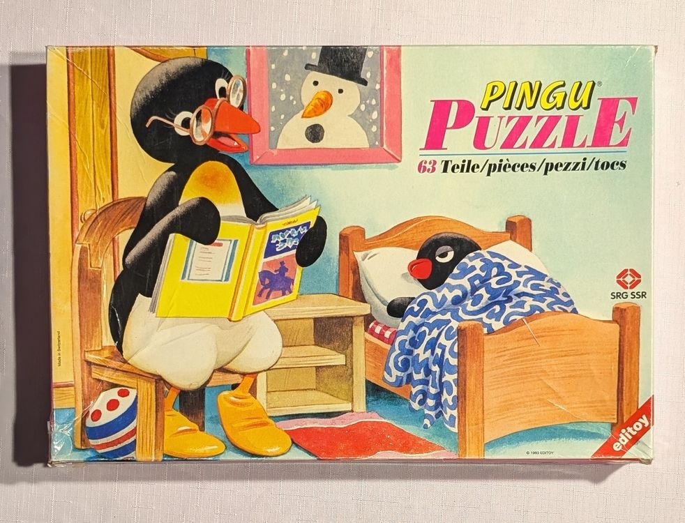 PINGU Puzzle 63 Teile aus dem Jahr 1993 (Gebraucht) in Wängi für CHF 19 ...