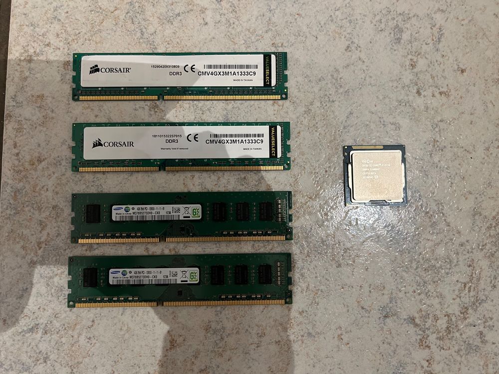 CPU Intel Core i7 3770 4 x 4GB DDR3 RAM | Kaufen auf Ricardo