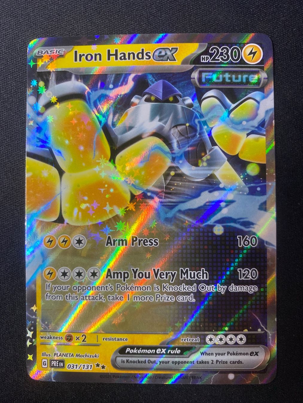Iron Hands ex 31 - Eisenhand ex - Prismatic Evolutions - EN (Neu ...
