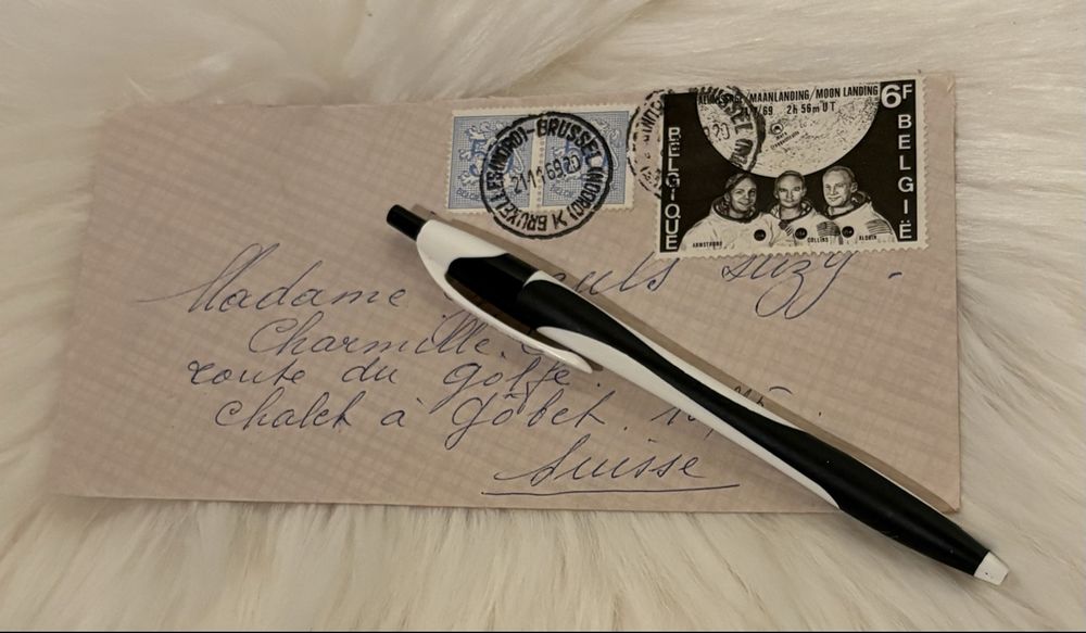 Enveloppe et timbres Belgique pour la Suisse (D'occasion) à Ste-Croix ...