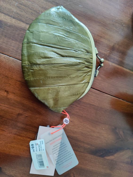 Beck Söndergaard granny clutch purse eelskin NEW green 70CHF | Kaufen ...