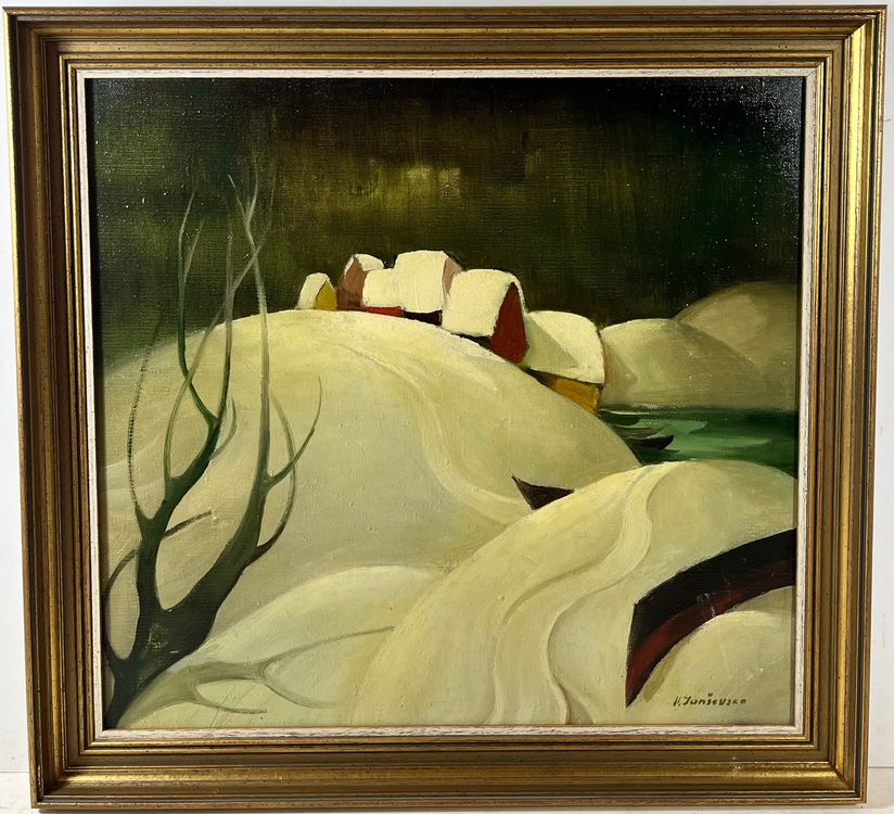 Russische Winterlandschaft Ölgemälde, Unl. Signiert (Gebraucht) in Root für CHF 114 – mit ...