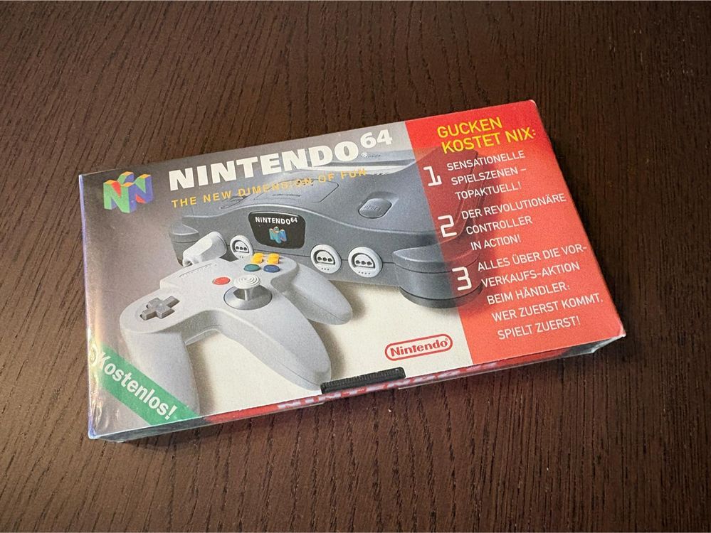 Nintendo 64 VHS videokassette GANZ NEU RARITAET!!! (Neu und ...