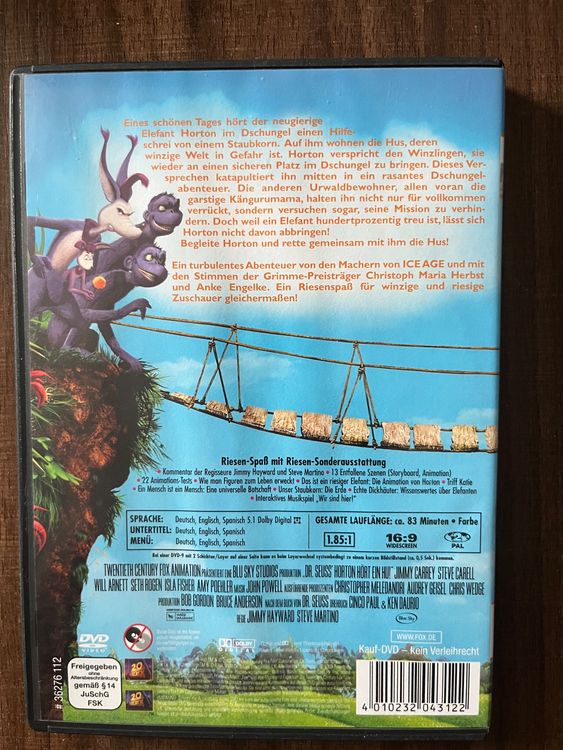 HORTON Hört ein Hu! DVD 📀 (Neu (gemäss Beschreibung)) in Sierre für CHF 4.95 – mit Lieferung auf ...