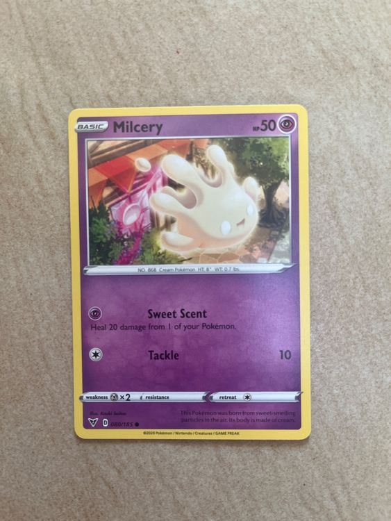 Carte Pokemon Milcery - Vivid Voltage - EN (Gebraucht) in Vernayaz für CHF 1 – mit Lieferung auf ...