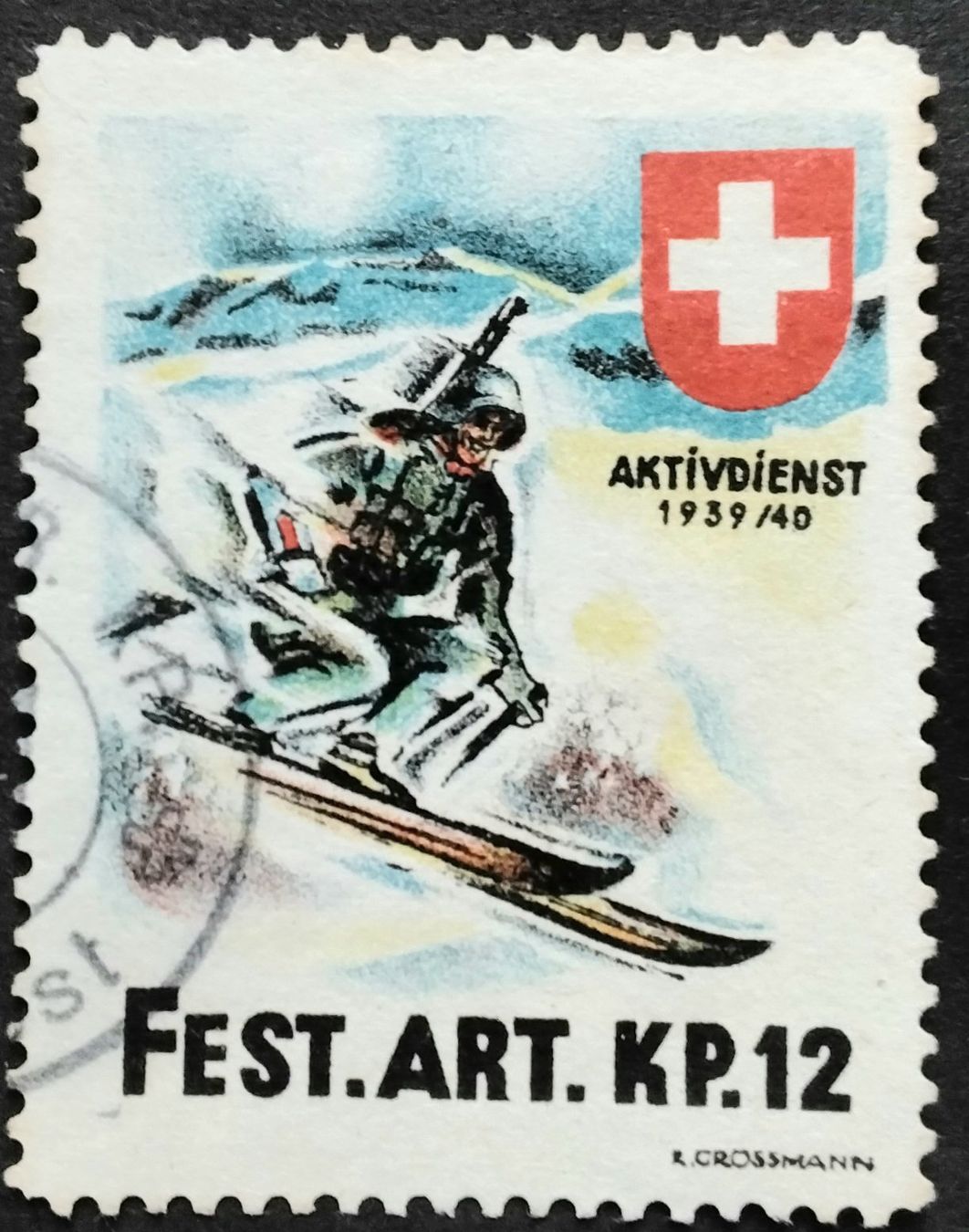 Soldatenmarke 2.WK, Festungs Artillerie Kp 12, Wi Art 82 (Gebraucht) in ...