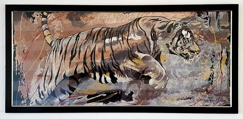 Rolf Knie: Tiger im Sprung (Gebraucht) in Au für CHF 1320 – nur Abholung auf Ricardo kaufen