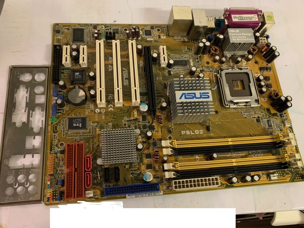 ASUS P5LD2 Motherboard ohne CPU & RAM mit Metal Shield (Gebraucht) in ...