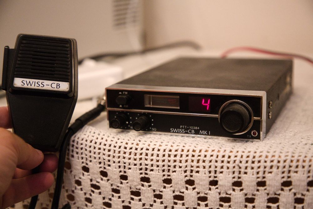 Poste radio CB "Swiss CB MK1" AM/FM 500mW avec alimentation (Gebraucht ...
