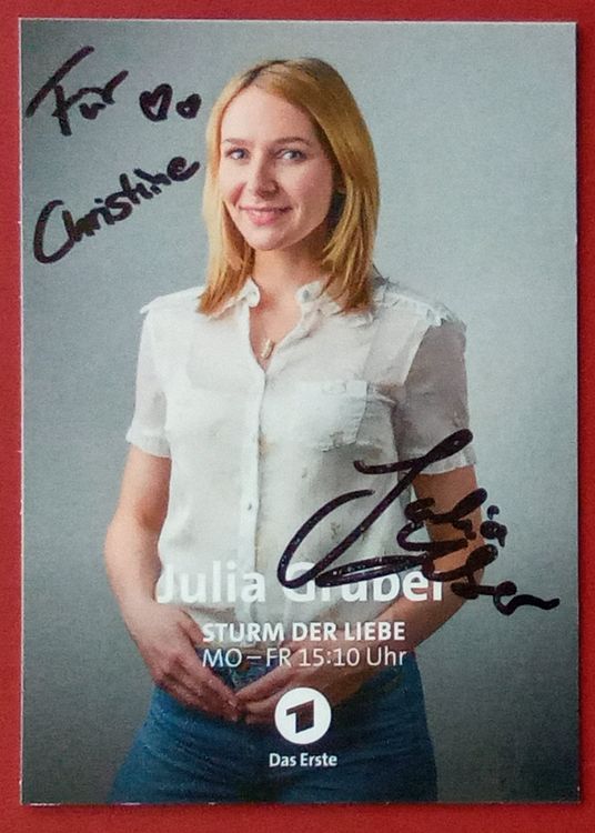 Julia Gruber Autogramm signiert Fotopostkarte 10x15cm | Kaufen auf Ricardo