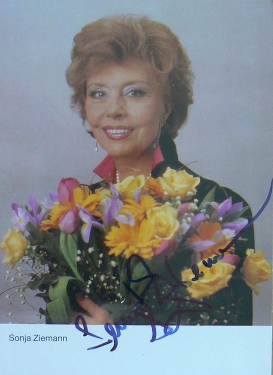 Sonja Ziemann (1926-2020) Schauspielerin - sign. Foto (Gebraucht) in Dietikon für CHF 7 – mit ...