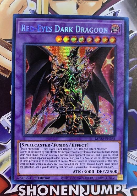 Yu-Gi-Oh Red-Eyes Dark Dragoon / Rotäugiger dunkler Dragoner | Kaufen auf Ricardo