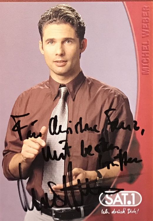 Michel Weber Moderator Autogramm signiert Foto 10x15cm (Gebraucht) in ...
