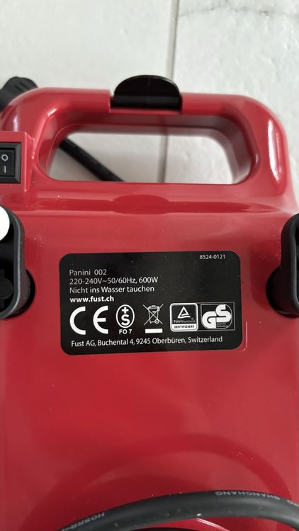 Betty Bossi Sandwich Maker (Gebraucht) in Seengen für CHF 3 – mit ...