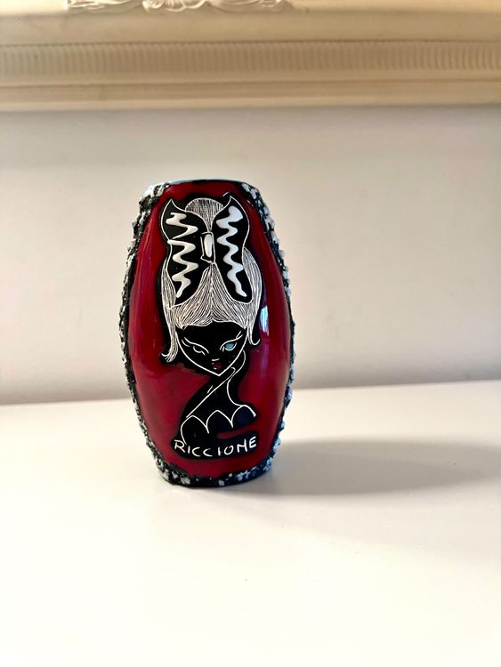 San Marino Vase Mid Century vintage, Lady VASE MCM FAT LAVA (Gebraucht ...