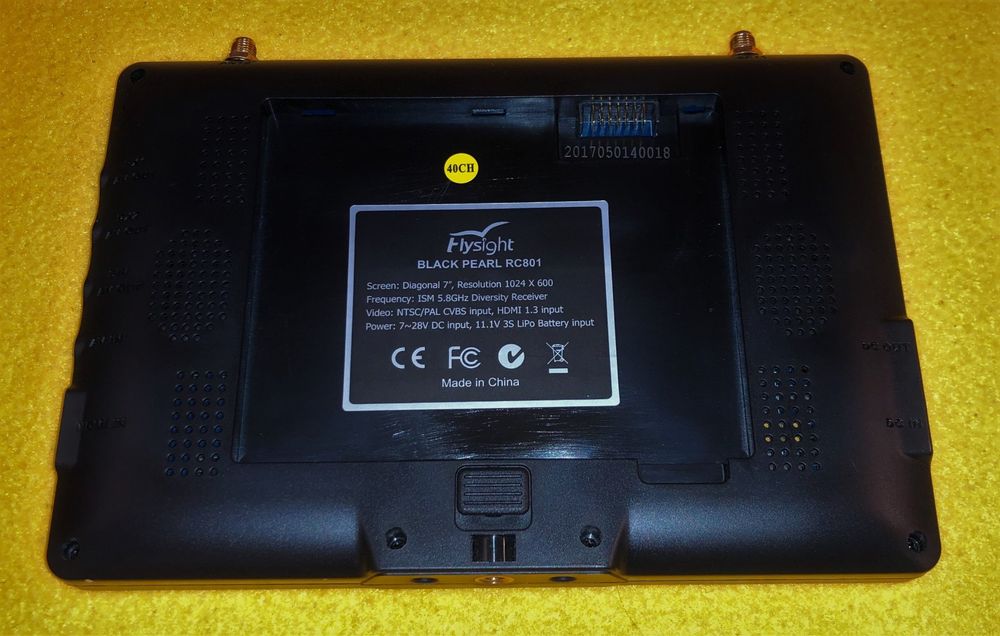 FPV Monitor /7-Zoll-Screen/5.8 GHz / Black Pearl (FlySight) | Kaufen ...