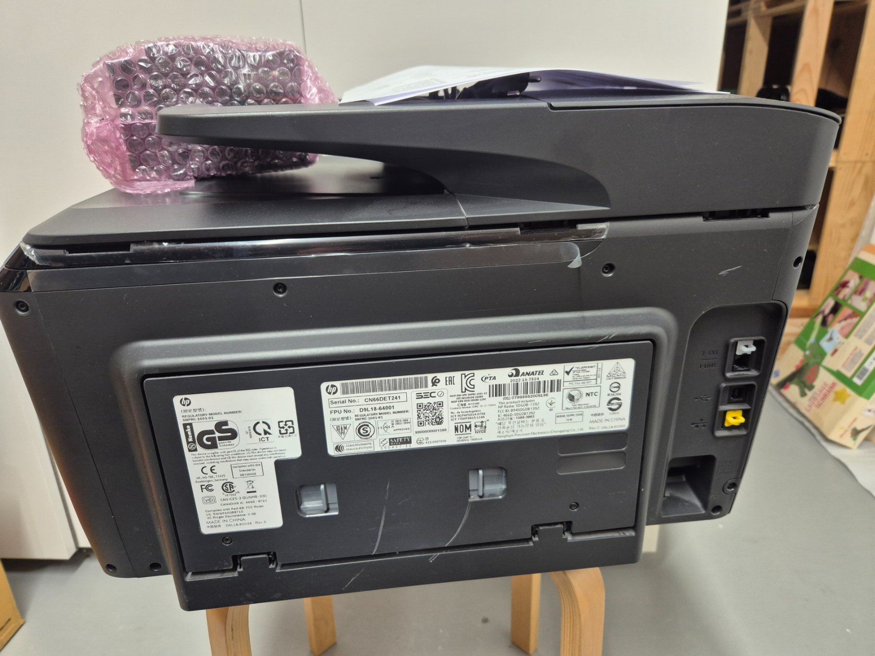 HP Officeet Pro 8710 + zusätzlicher Druckkopf + Patronen HP (Gebraucht ...