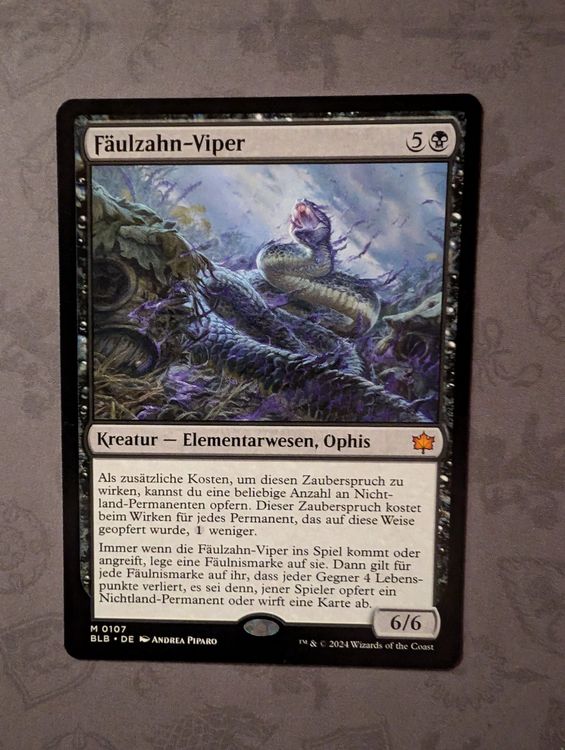 Fäulzahn-Viper / Rottenmouth Viper (Neu (gemäss Beschreibung)) in ...