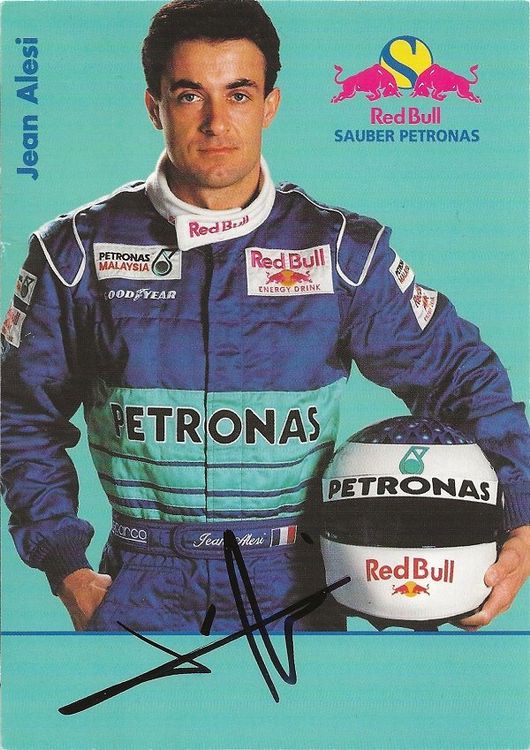 Autogrammkarte Jean Alesi 1998 | Kaufen auf Ricardo