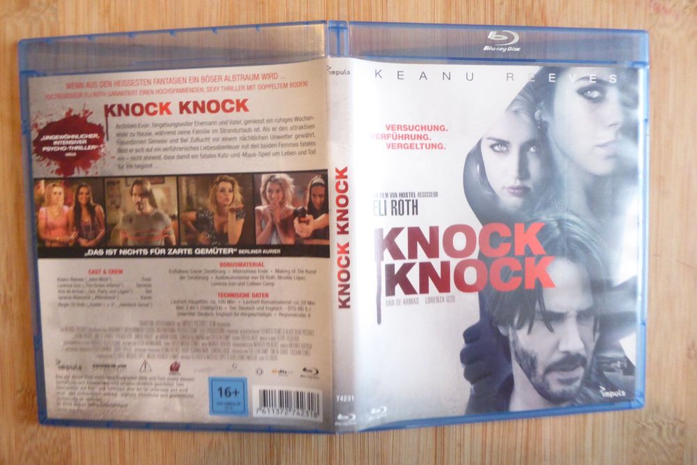 Bluray Knock Knock Keanu Reeves Eli Roth (Gebraucht) in Allschwil für ...