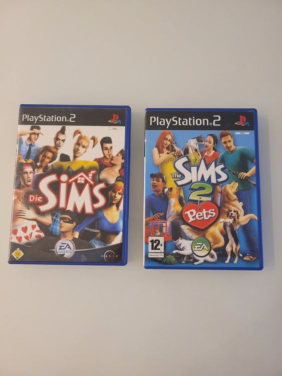 Die Sims und Die Sims 2 Pets (Playstation 2) (Gebraucht) in Uezwil für ...