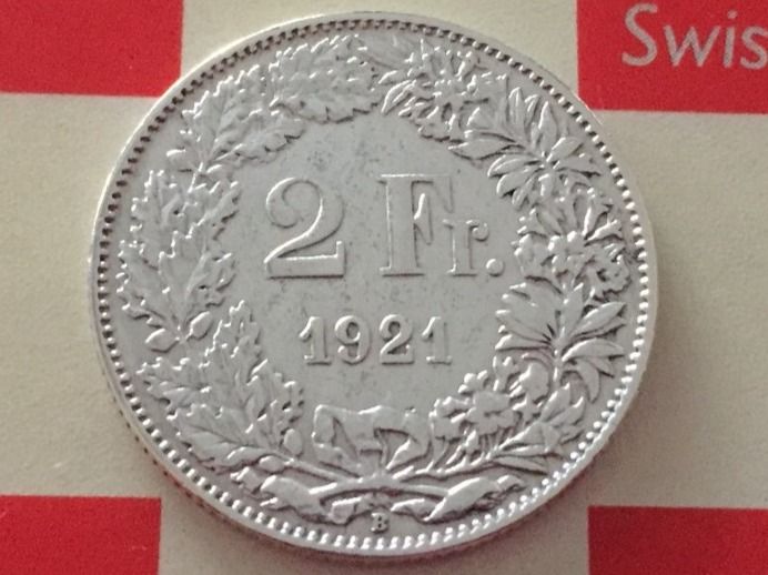 2 Franken 1921 -vz, nur 2,0 Mio! (Gebraucht) in Elsau für CHF 9.7 – mit Lieferung auf Ricardo kaufen