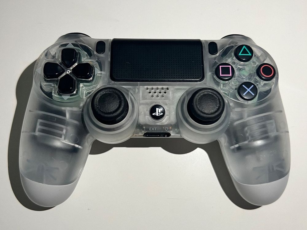 PS4 Dualshock 4 Wireless Controller (Crystal) (Neu (gemäss Beschreibung ...
