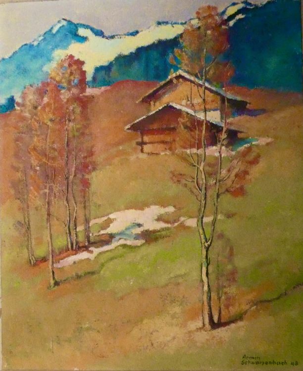 ARMIN SCHWARZENBACH 1914-2000, Alpenchalet 1948 | Kaufen auf Ricardo