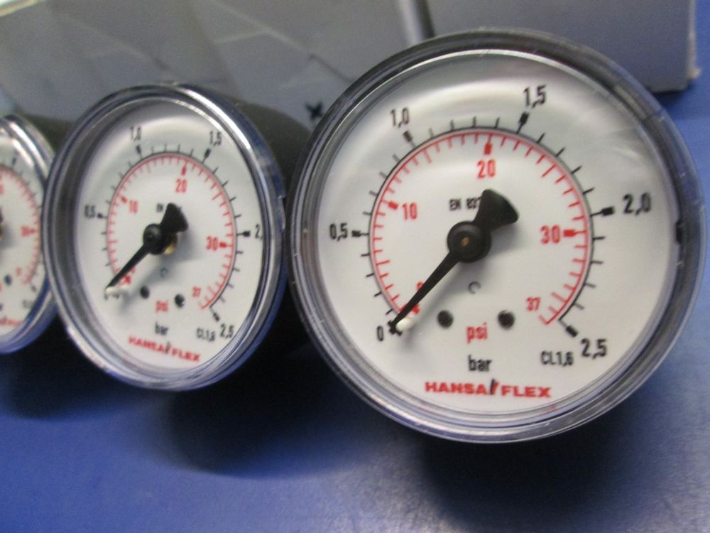 Manometer 2,5 bar von Hansaflex | Kaufen auf Ricardo