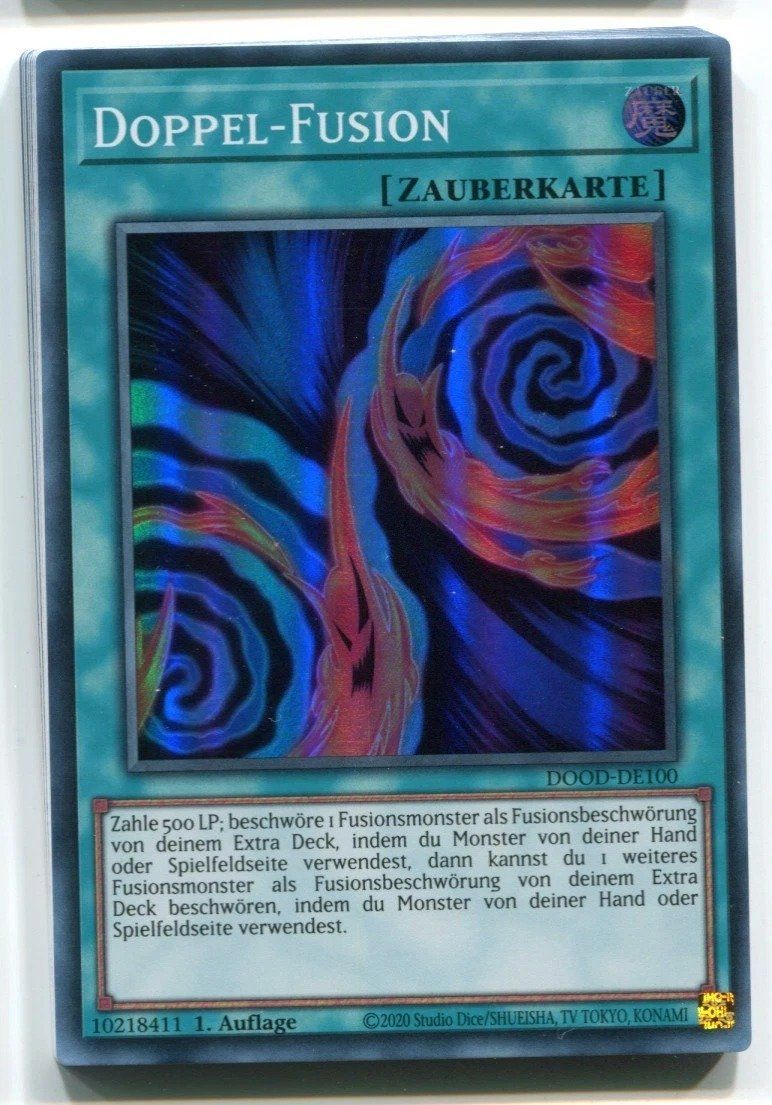 Yu-Gi-Oh! Doppel Fusion Super Rare DOOD-DE100 (Neu und originalverpackt ...