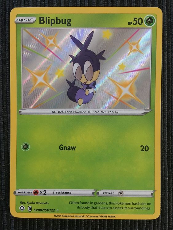 Pokemon Blipbug Shiny Shining Fates Englisch | Kaufen auf Ricardo