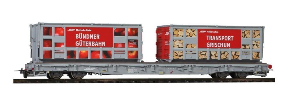 BEMO 2291 127 RhB R-w 8207 Tragwagen (Neu und originalverpackt) in ...