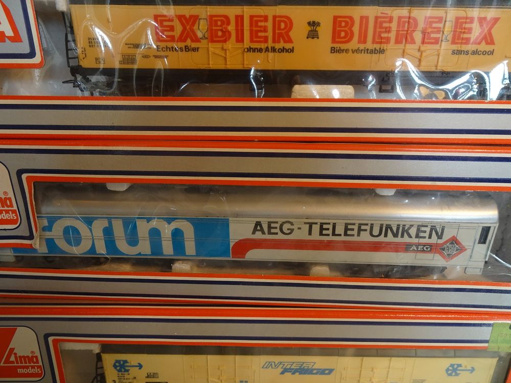 Lima 5 grosse Güterwagen/ 1 Orientexpress Schlafwagen H0 GL (Gebraucht) in Winterthur für CHF 28 ...