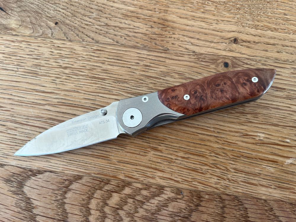 Emerson Wood Messer von Klötzli Messerschmiede | Kaufen auf Ricardo