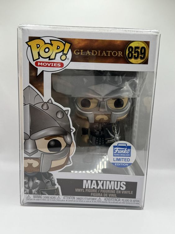 Funko Pop Movies Gladiator – Maximus #859 Limited Edition (Neu und ...