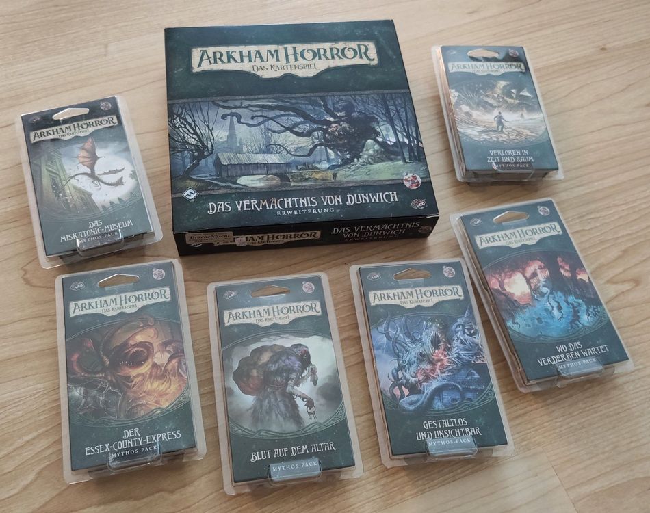 Arkham Horror Kartenspiel: Dunwich-Zyklus (komplett) (Neu (gemäss Beschreibung)) in Giffers für ...