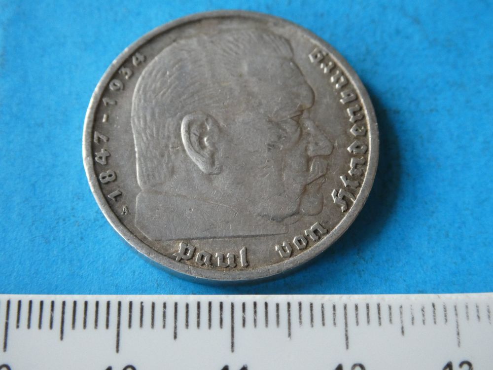 Dt. Reich 1936 A, 5 Reichsmark - Silber | Kaufen auf Ricardo